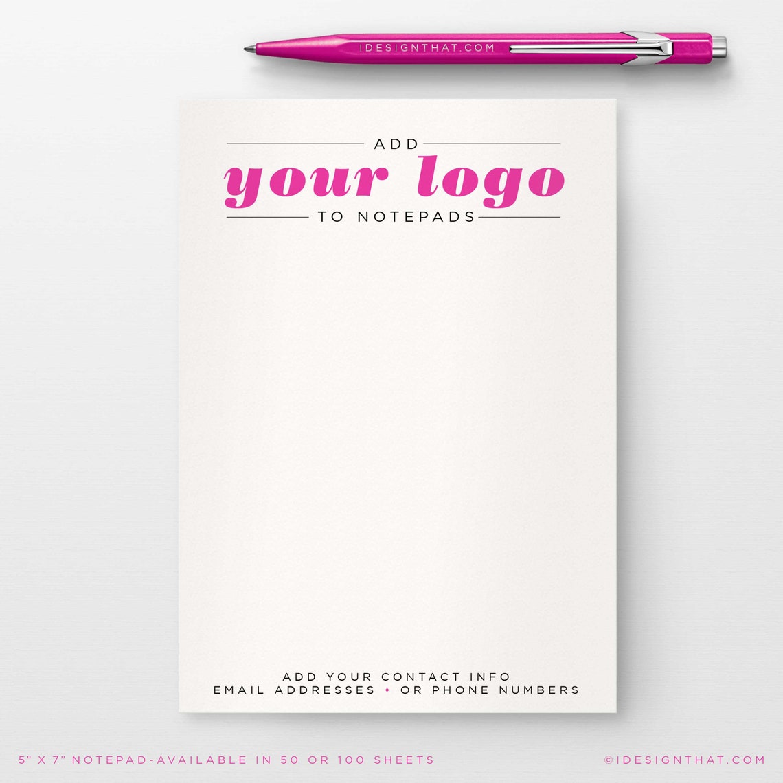 Custom Business Notepads – Company Branding Pads & Office Stationary ...