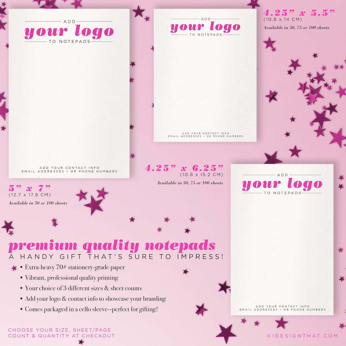 Custom Business Notepads – Company Branding Pads & Office Stationary ...