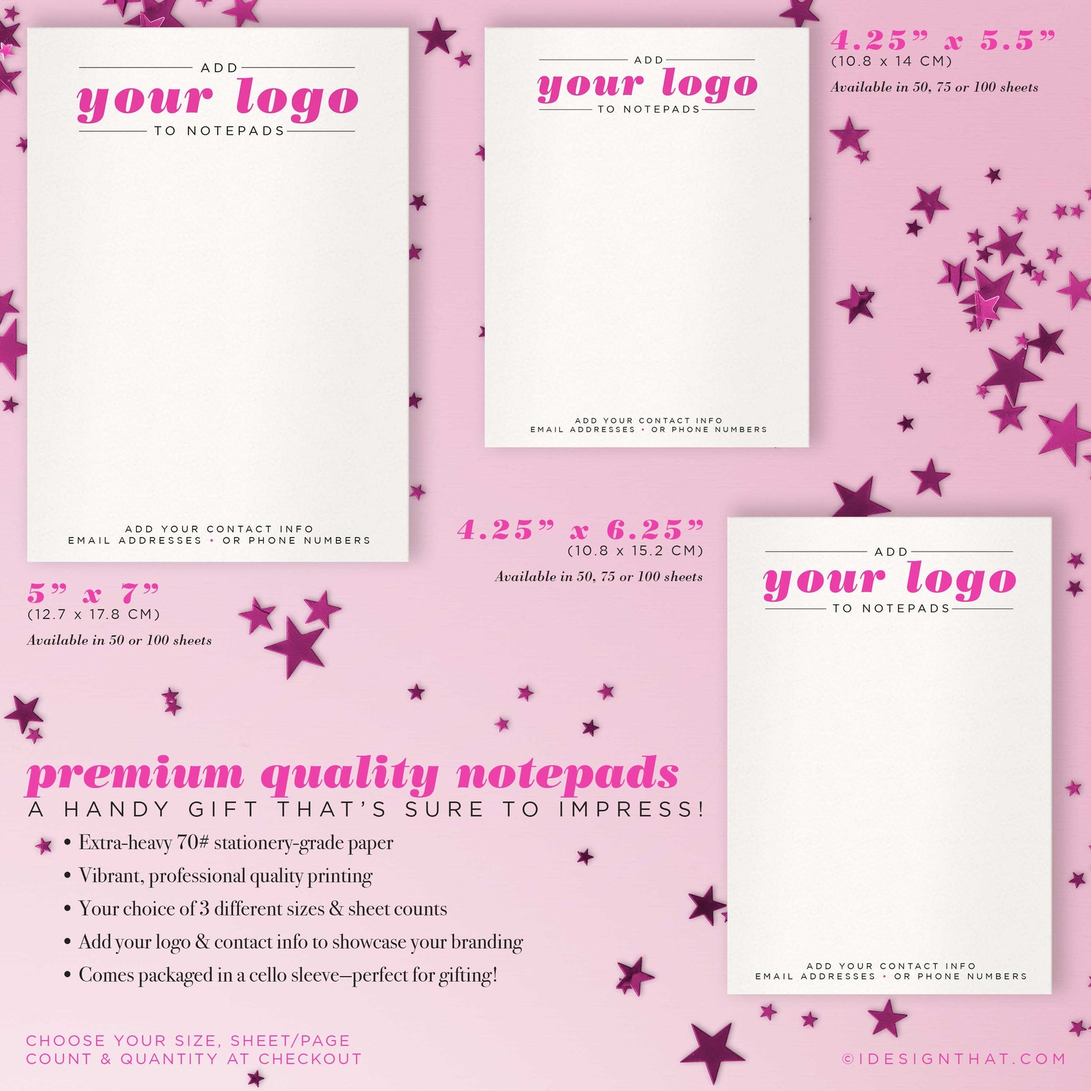 Custom Business Notepads – Company Branding Pads & Office Stationary ...