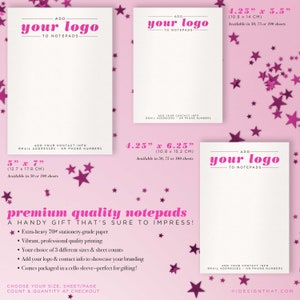 Notepads Personalized With Your Company Logo, to Do Lists Memo Tablets ...