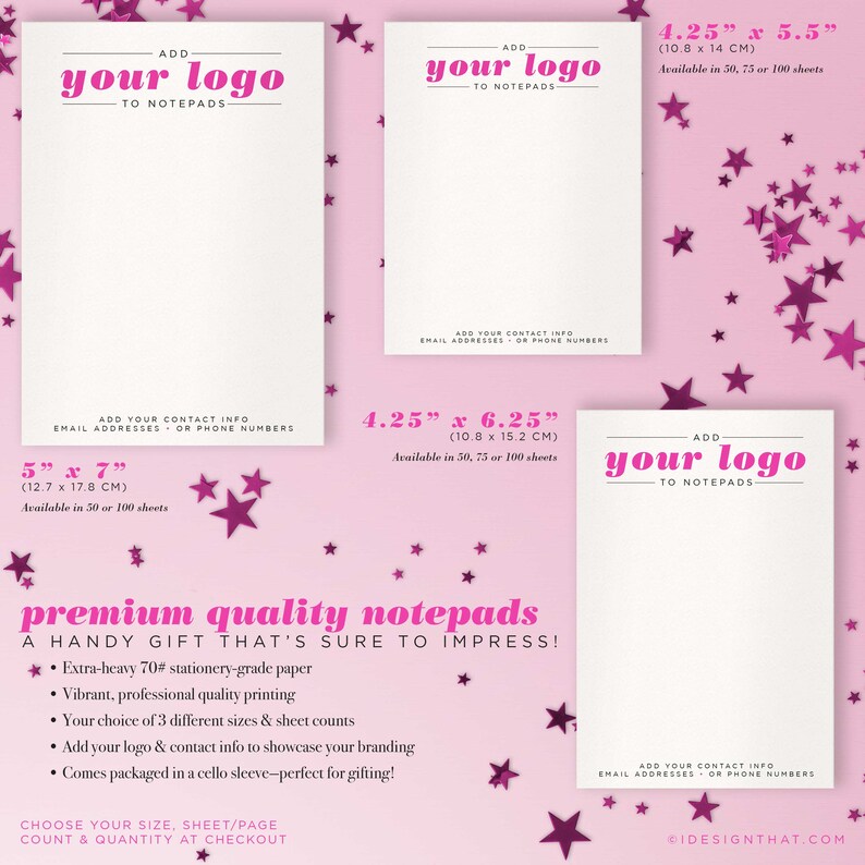 Custom Business Notepads – Company Branding Pads & Office Stationary ...