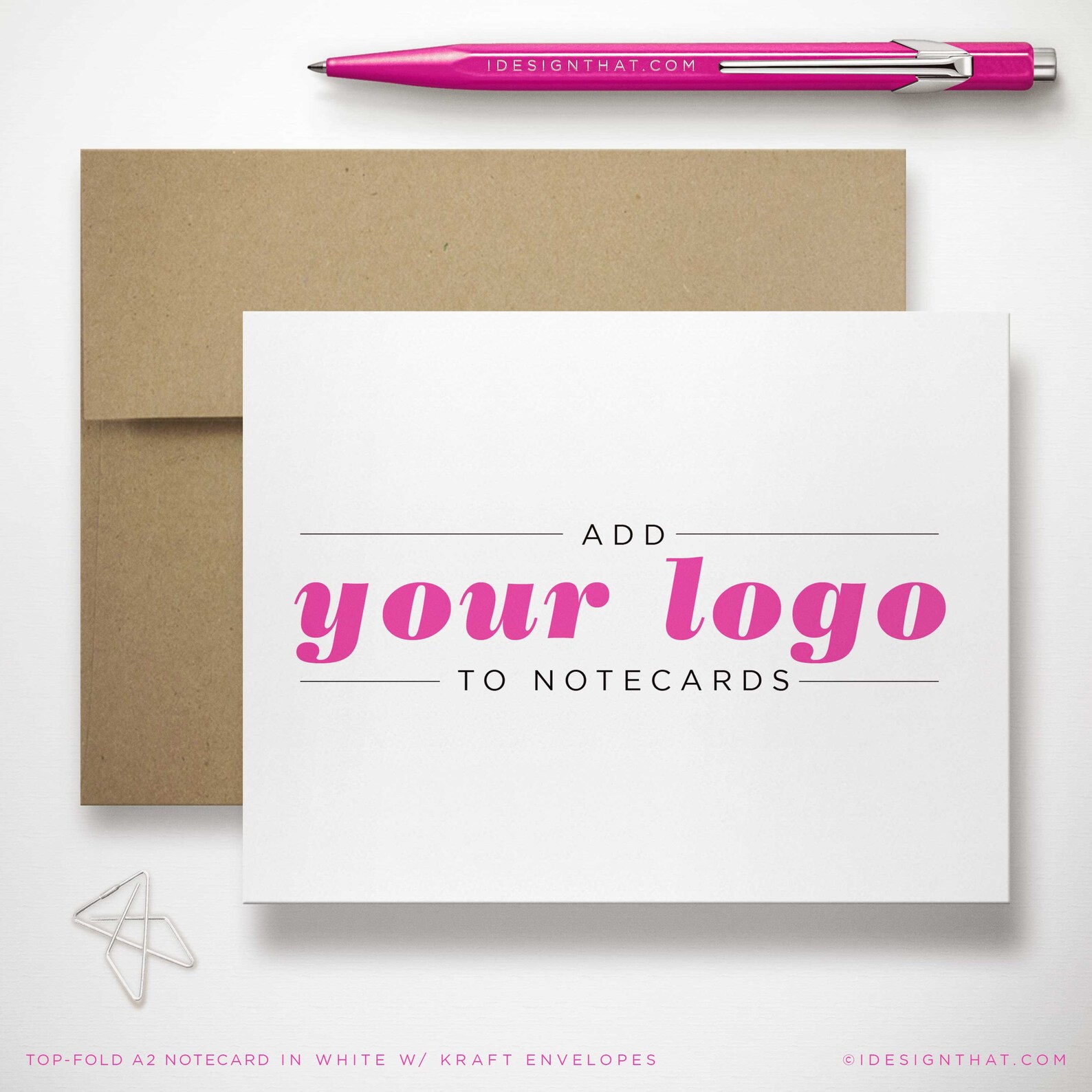 Business Logo Notecards Custom Company Stationery - Etsy