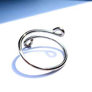 Silver Metal Wire Ring - Etsy