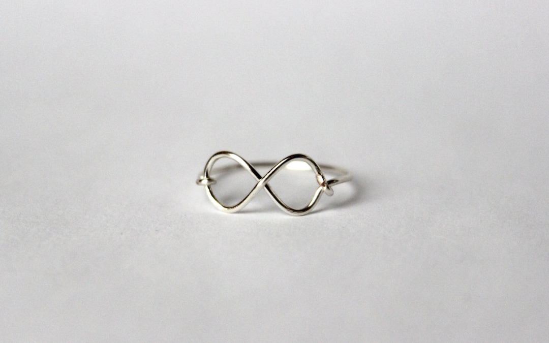 Silver Infinity Ring - Etsy