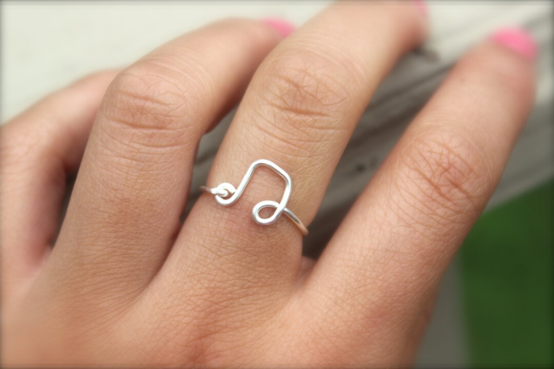 Music Note Ring - Etsy