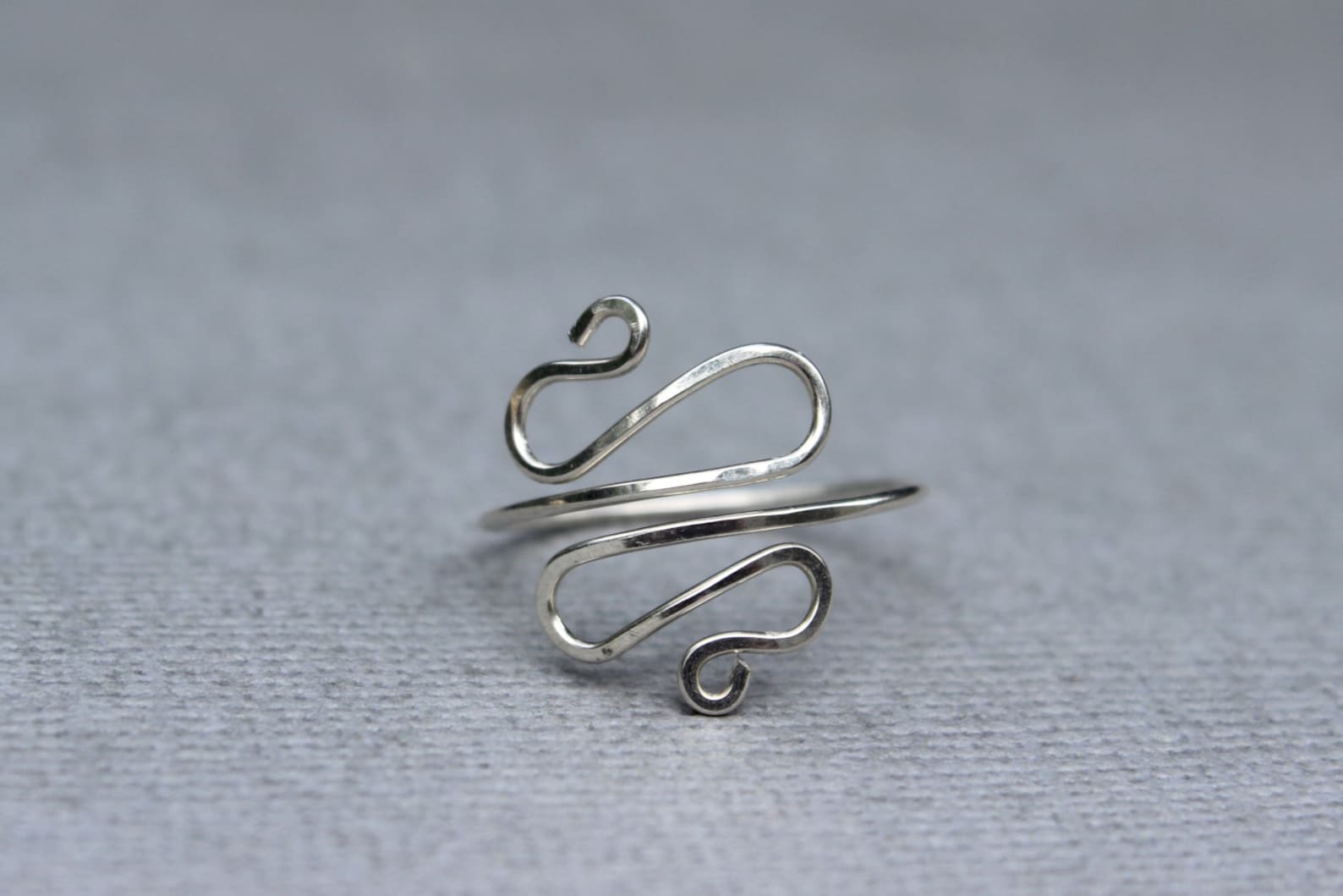Silver Wire Ring - Etsy
