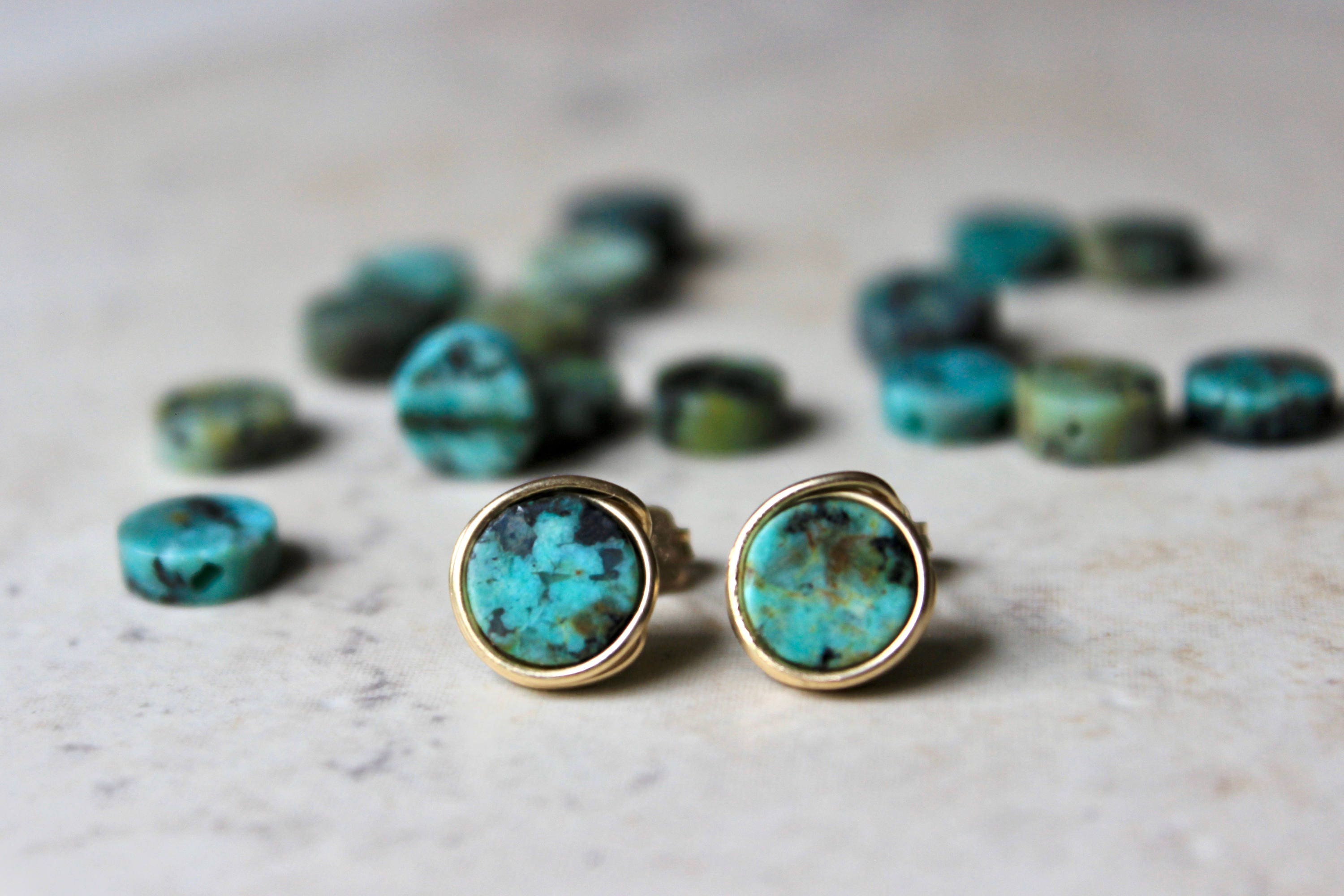 Turquoise Earrings | Etsy