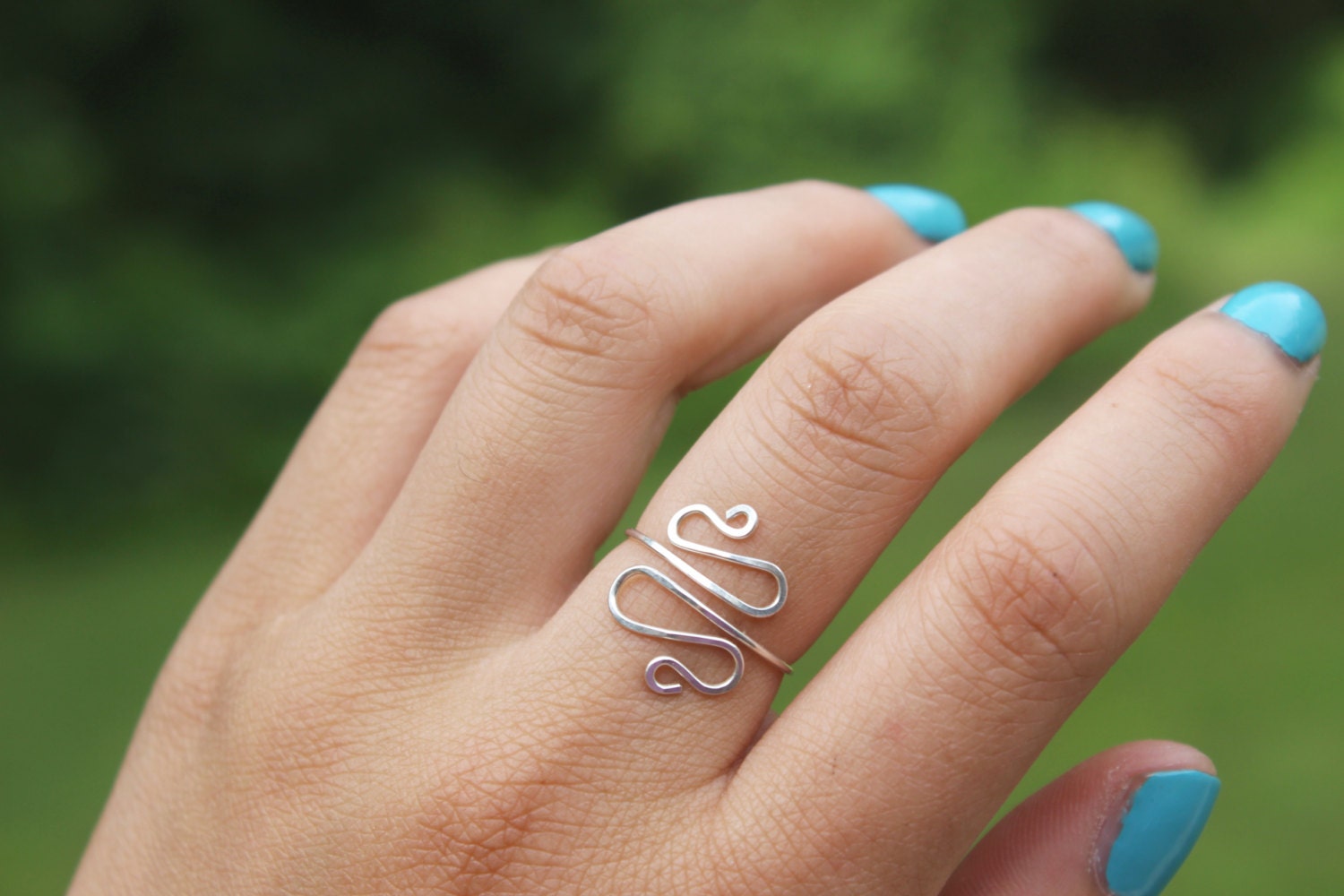 Silver Wire Ring - Etsy
