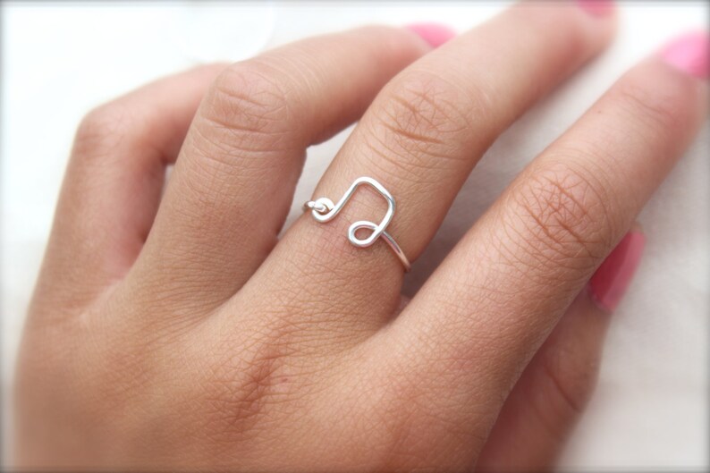 Music Note Ring - Etsy