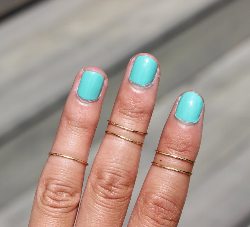 Knuckle Rings Set of 5 - Etsy