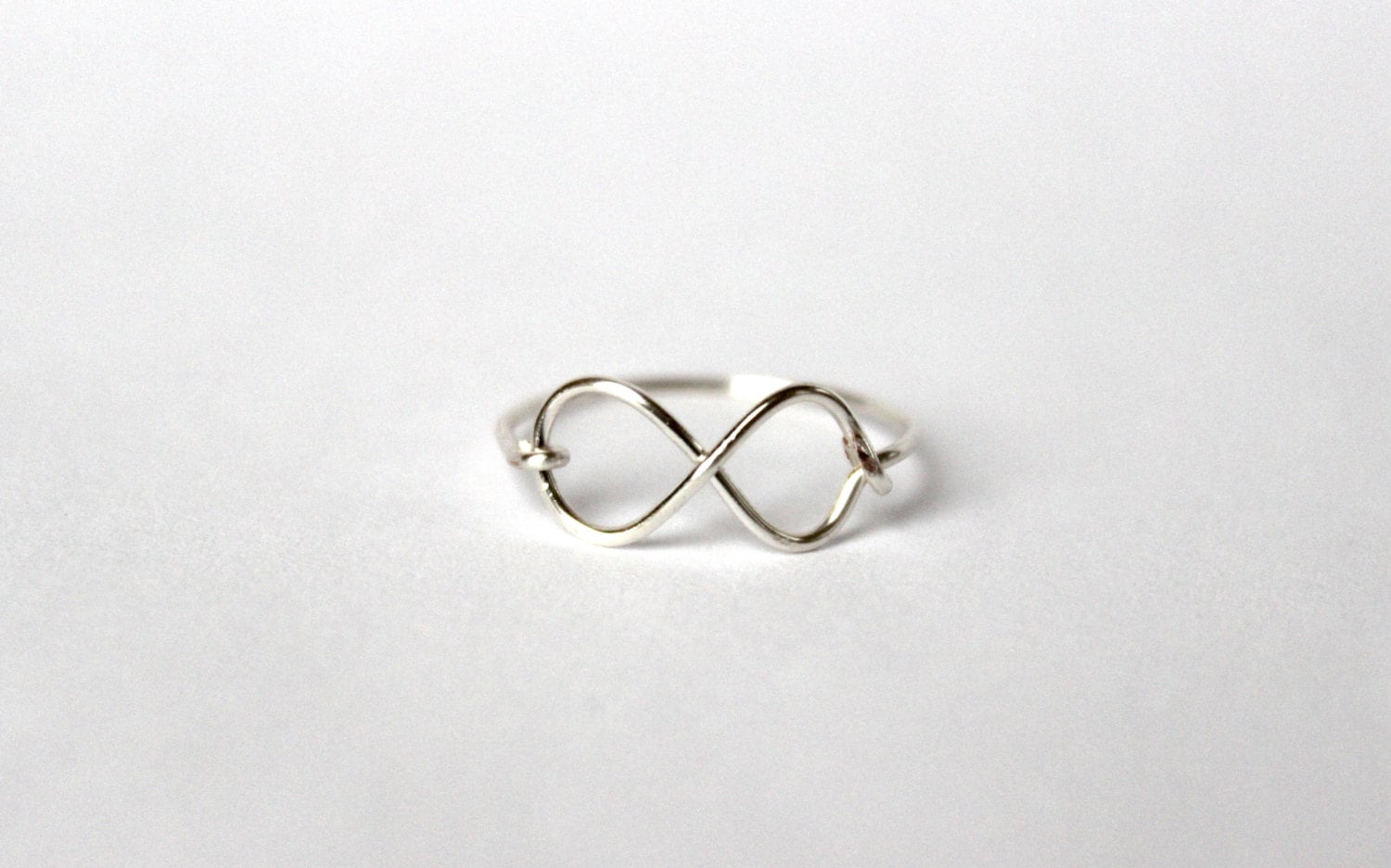 Silver Infinity Ring - Etsy
