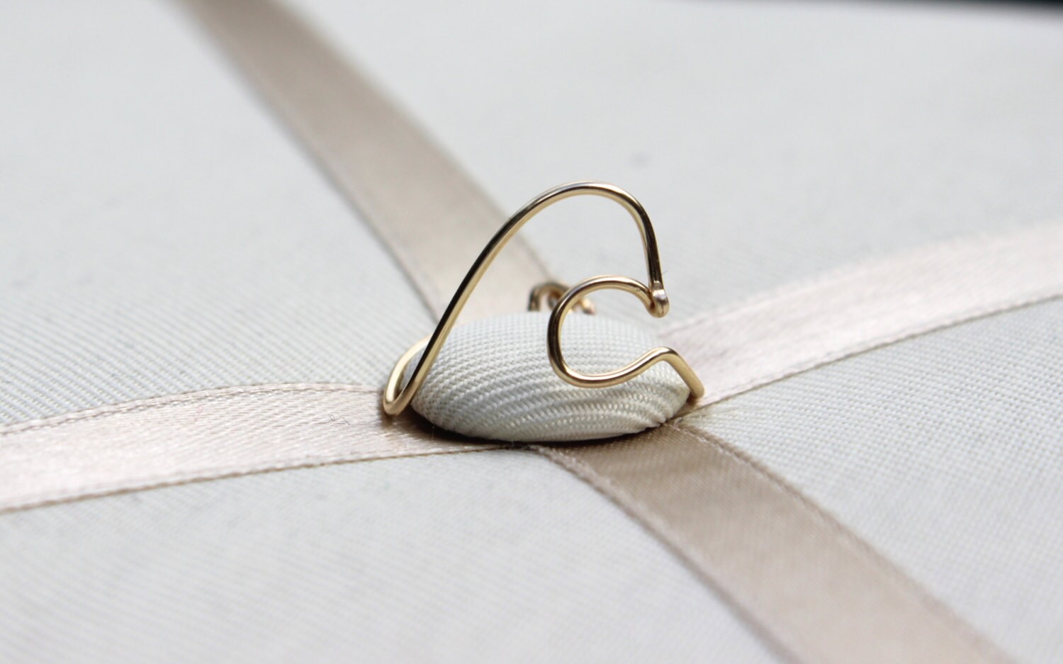 Gold Wave Ring - Etsy