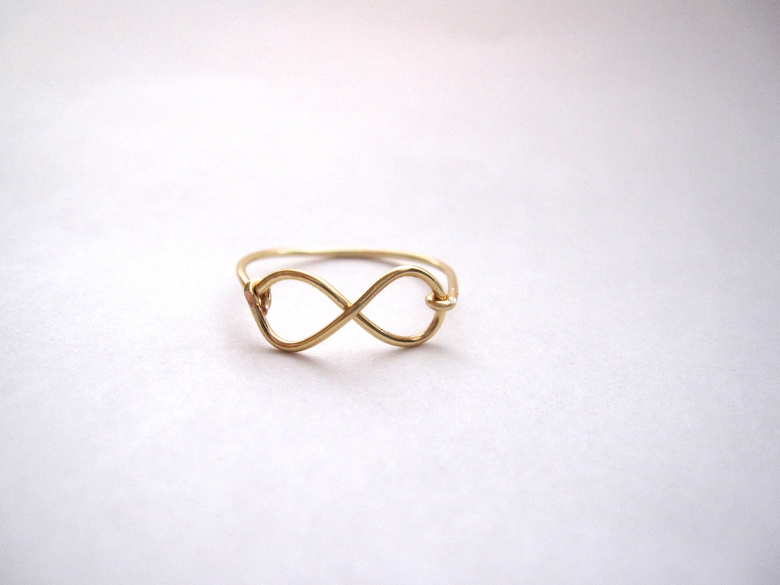 Gold Infinity Ring - Etsy