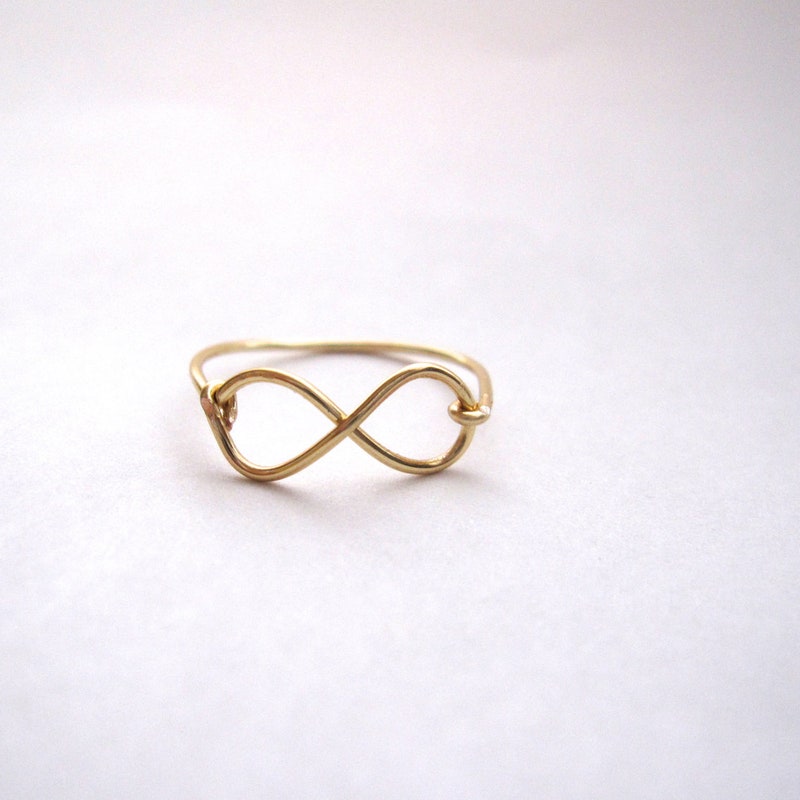 Gold Infinity Ring - Etsy