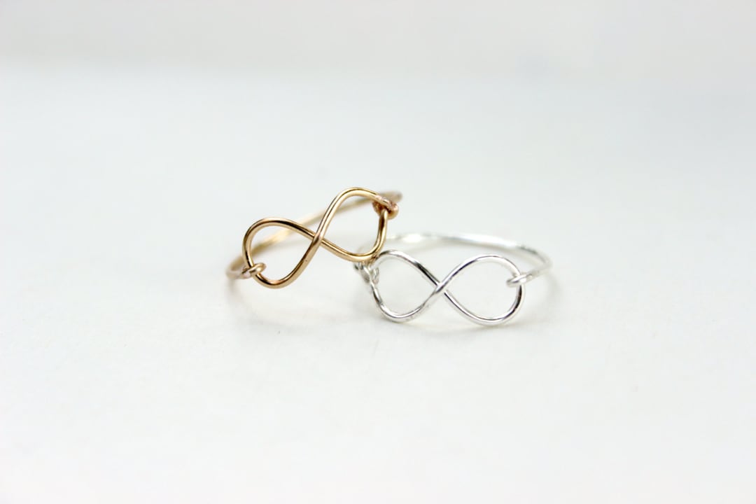 Best Friend Infinity Rings - Etsy