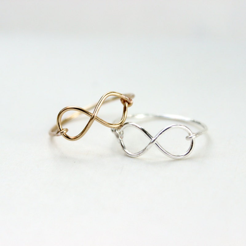 Best Friend Infinity Ring - Etsy