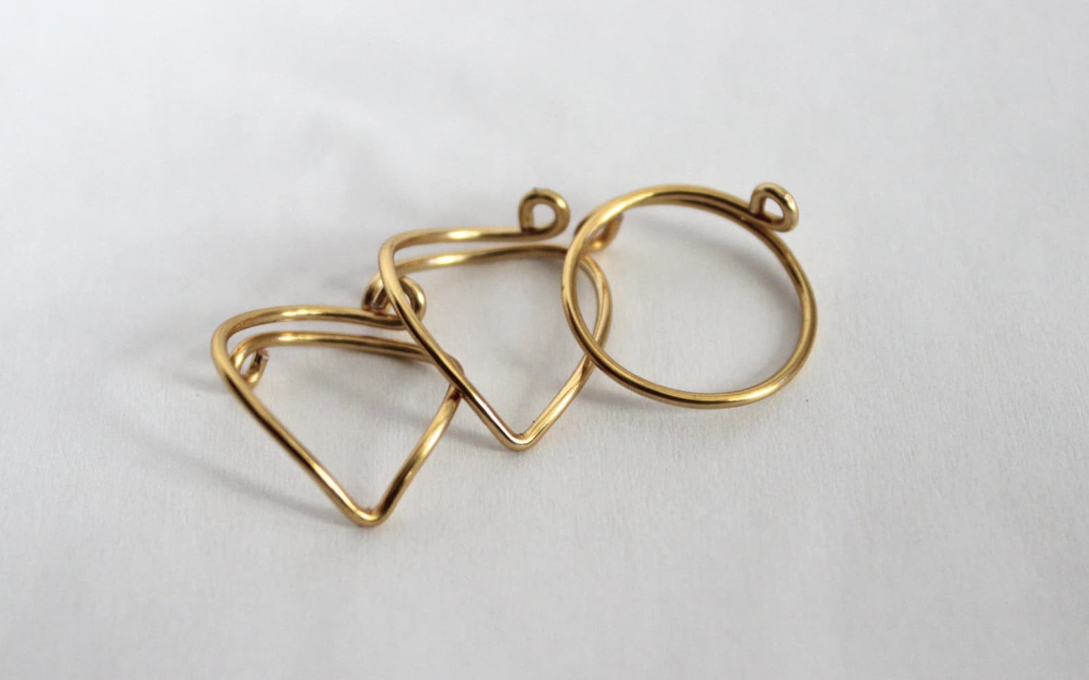 Gold Knuckle Ring Set - Etsy