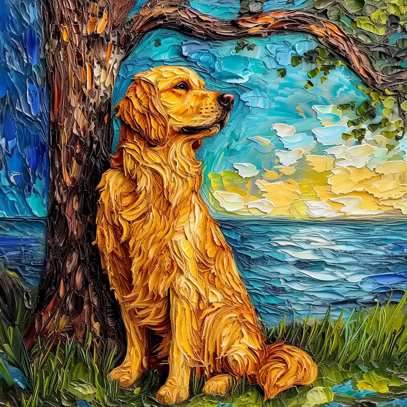 Abstract Dog Art - Etsy