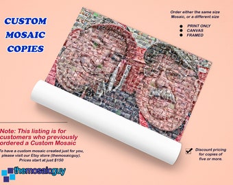 Customized Mosaic Collage Photo Personalized Birthday - Etsy