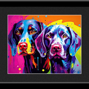 German Shorthaired Pointer Wall Art, Watercolor Style, Dog Wall Art ...
