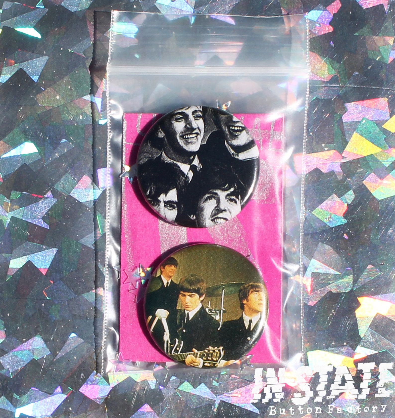 Vintage Beatles Button Set - Etsy