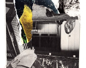 Appealing Package Original Collage by Mary Vandenberg Ready to - Etsy