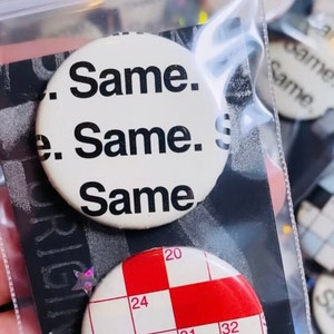 Limited Edition same / puzzled Button Set - Etsy