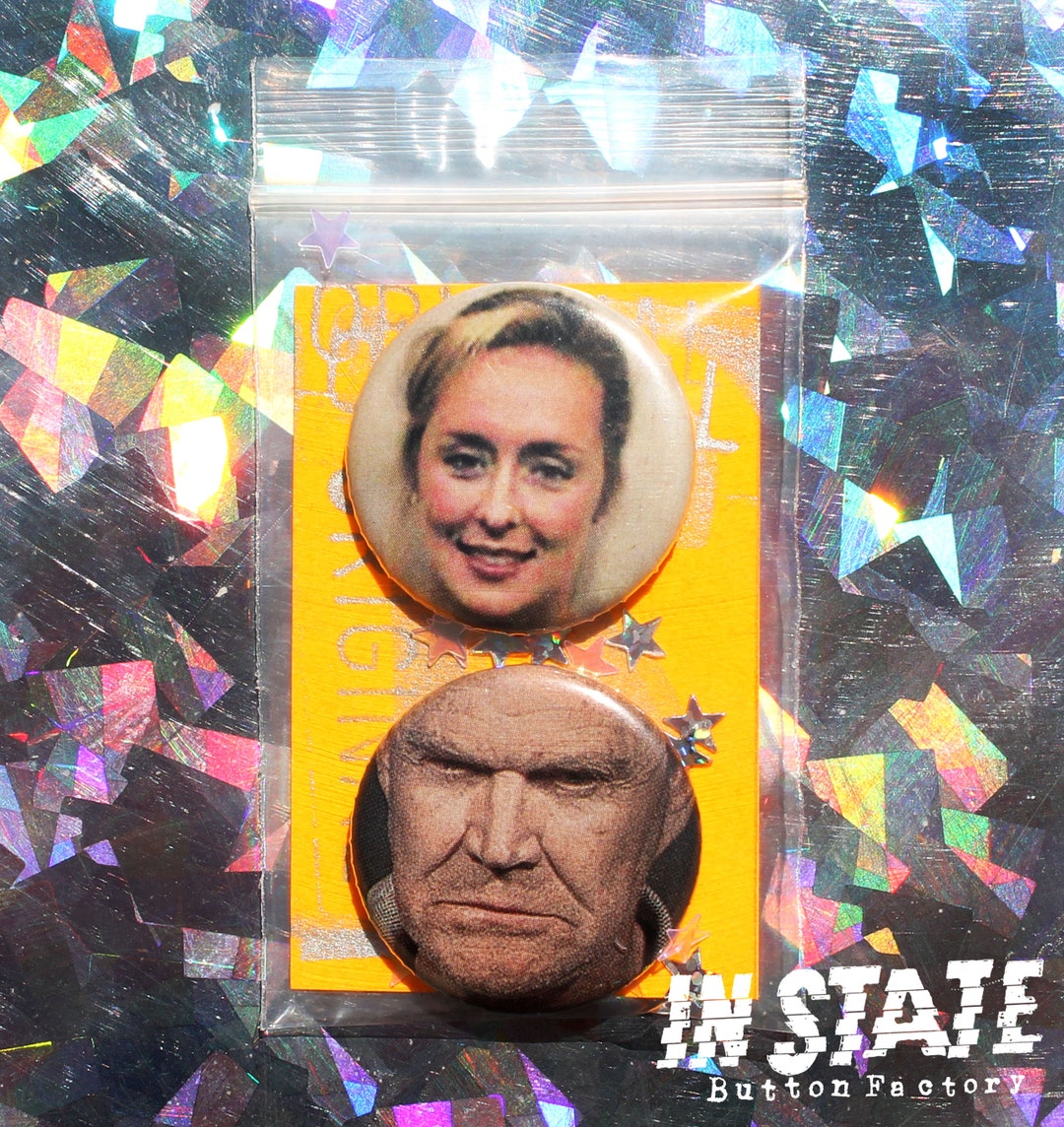 Vintage Mindy Mccready & Glen Campbell Button Set - Etsy