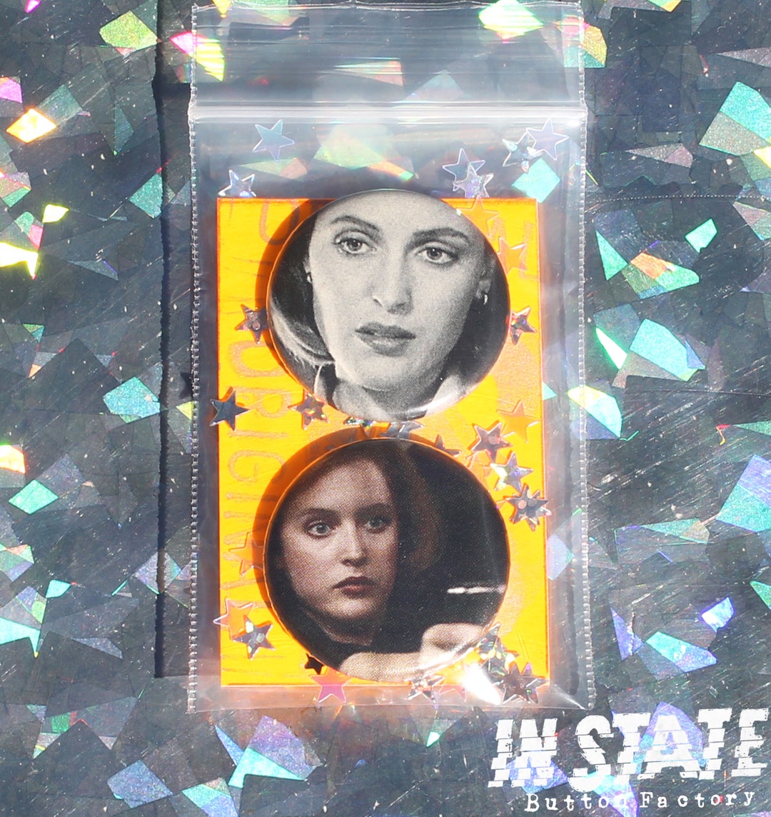 Vintage Gillian Anderson Button Set - Etsy