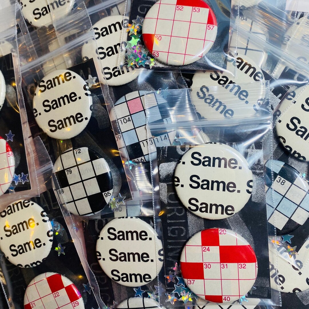 Limited Edition same / puzzled Button Set - Etsy