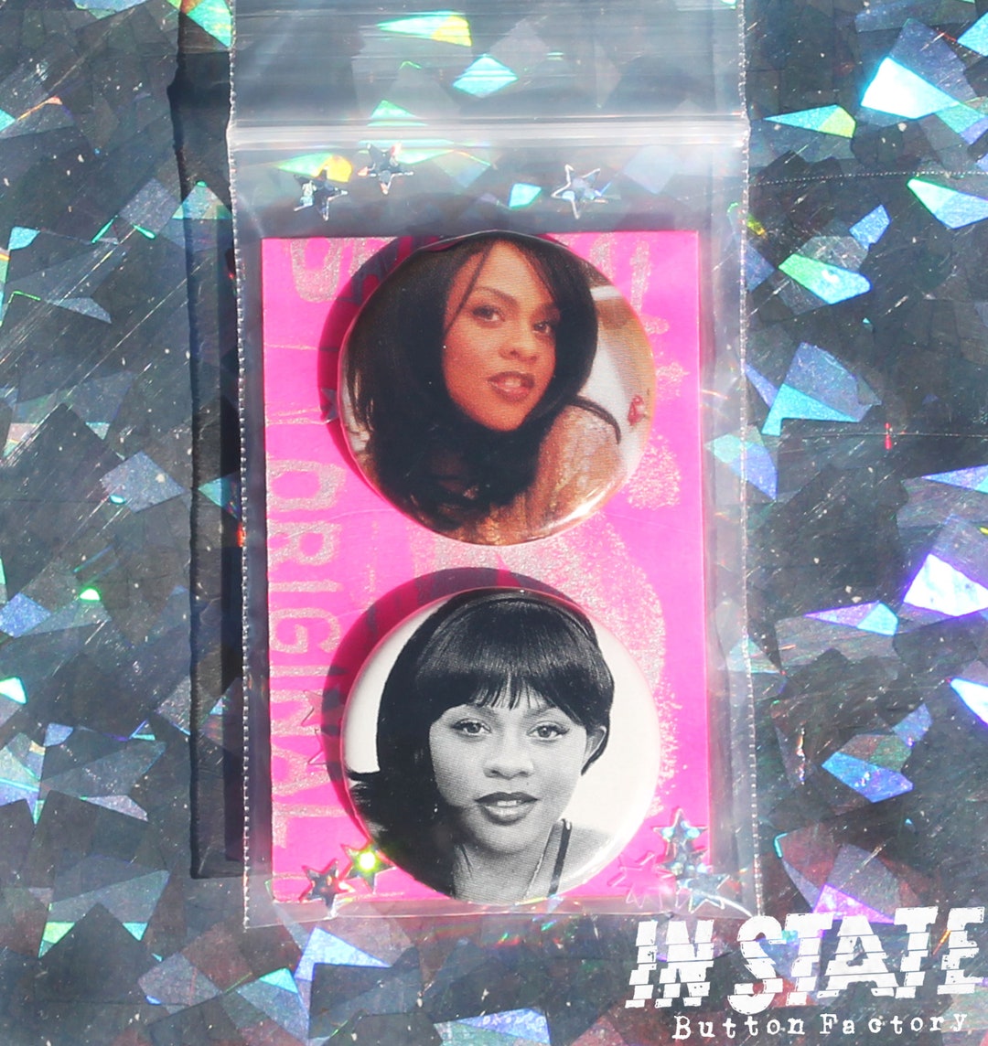 Vintage Lil' Kim Upcycled Button Set - Etsy