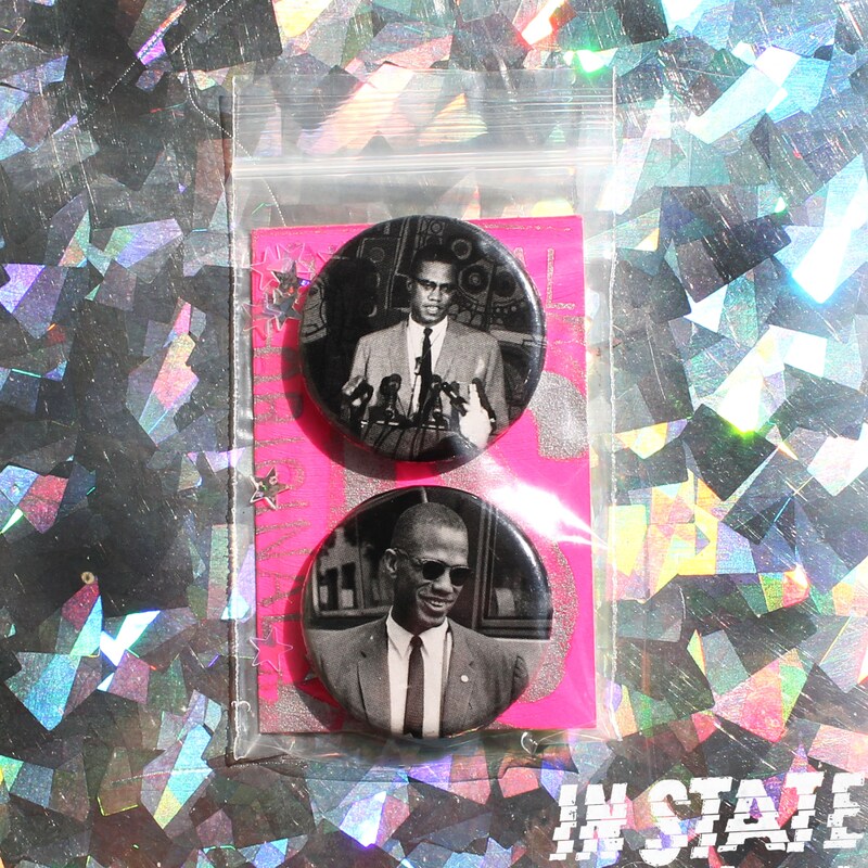 Malcolm X Pin - Etsy