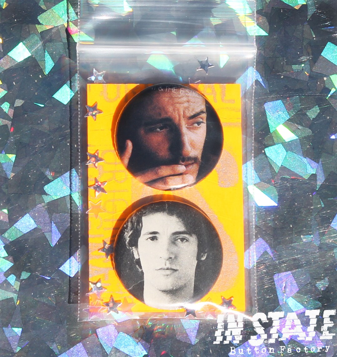 Vintage Bruce Springsteen Button Set - Etsy