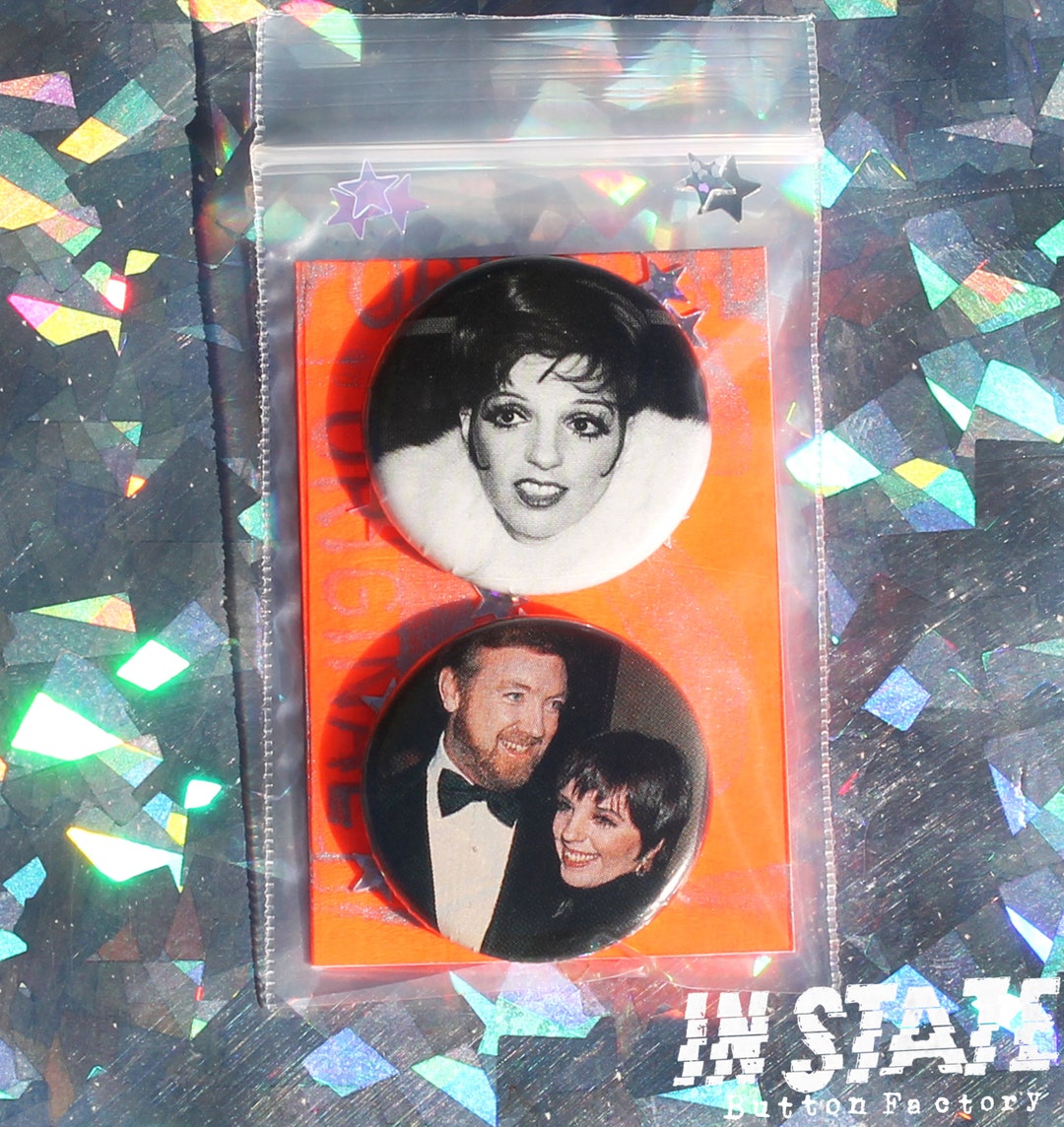 Vintage Liza Minnelli & Jack Haley Jr. Button Set - Etsy