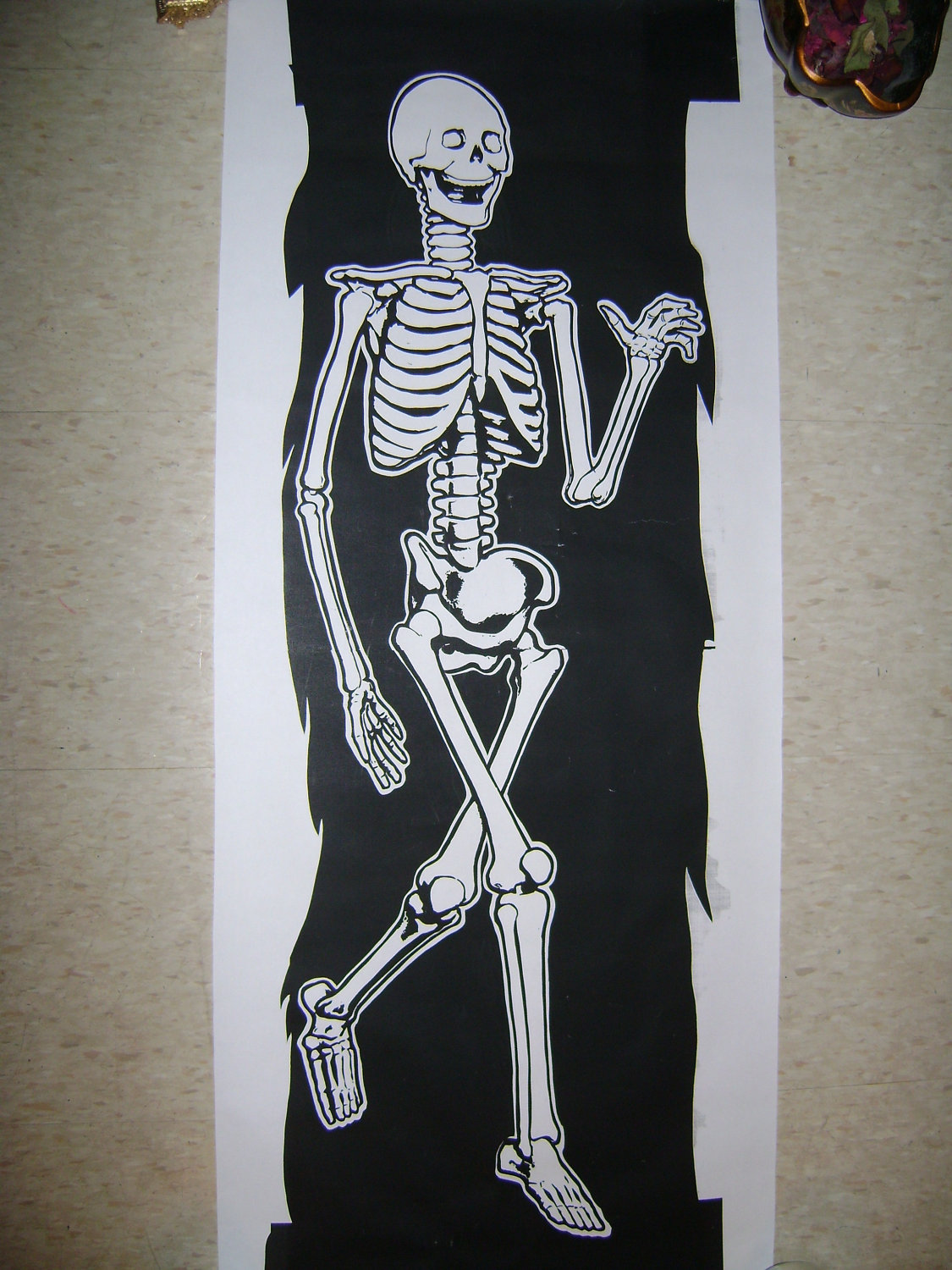 Halloween Decoration..monster Size 7 Feet Tall "skeleton" Glow in the ...