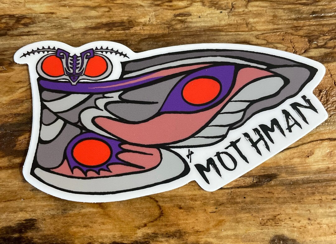 Mothman Decal - Etsy