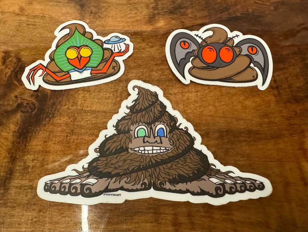 Cryptid Poop Emoji Pack - Etsy