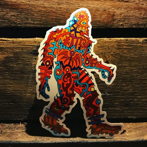 Sasquatch Decal Sticker - Etsy