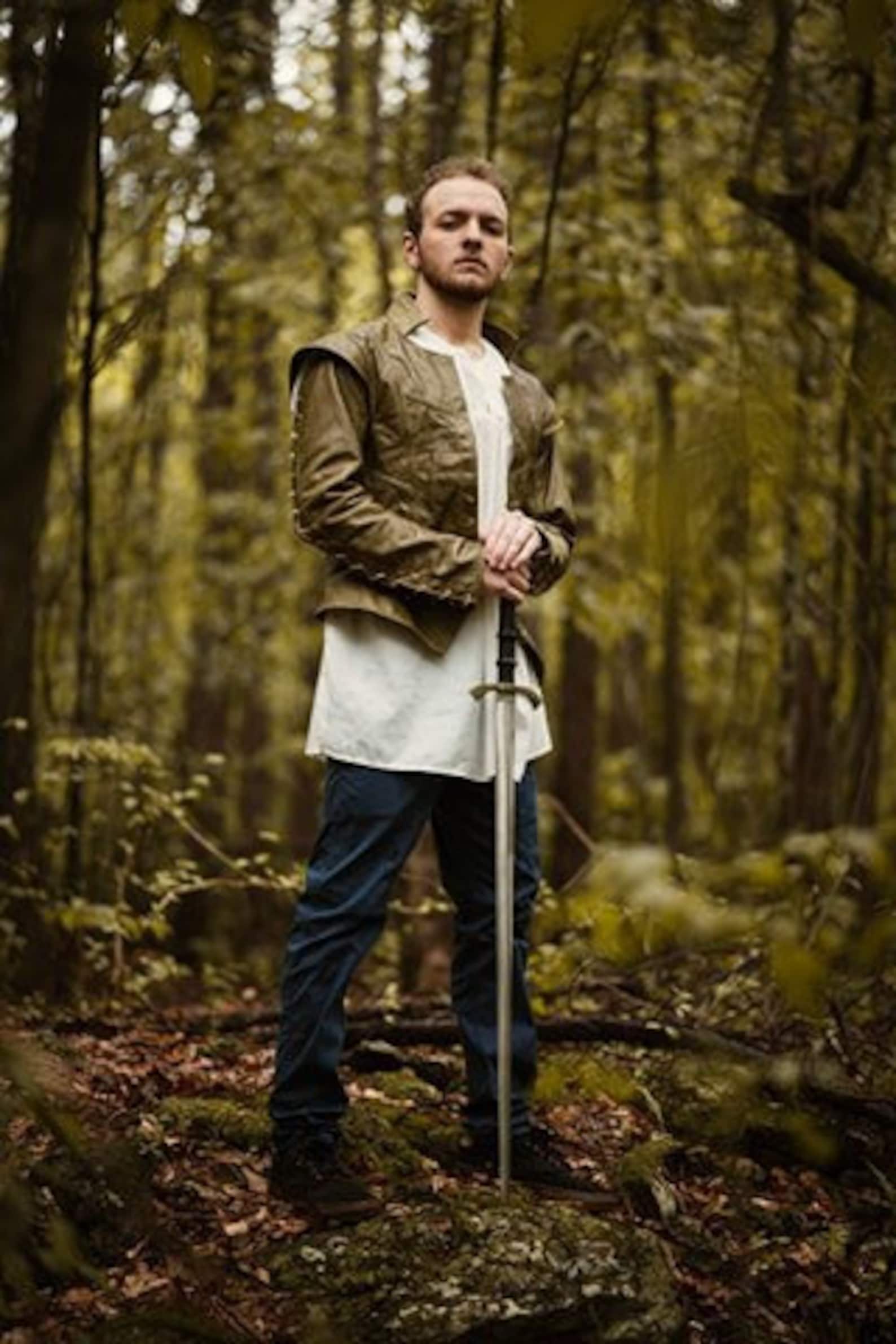 Men's Bespoke Leather Doublet, Renaissance Pirate Vest - Etsy