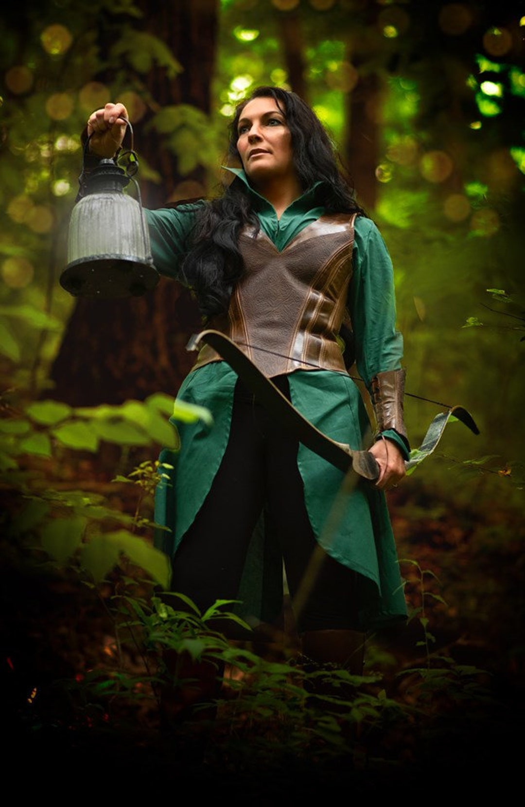 LOTR Tauriel's Leather Women's Jerkin and Bracers From Hobbit Perfect ...