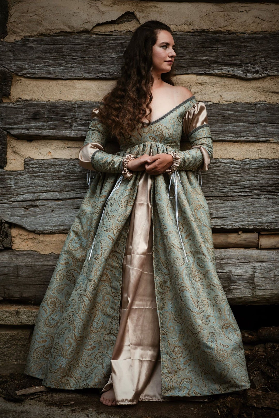 Empire Waisted off the Shoulder Overdress Perfect for Any Princess or ...