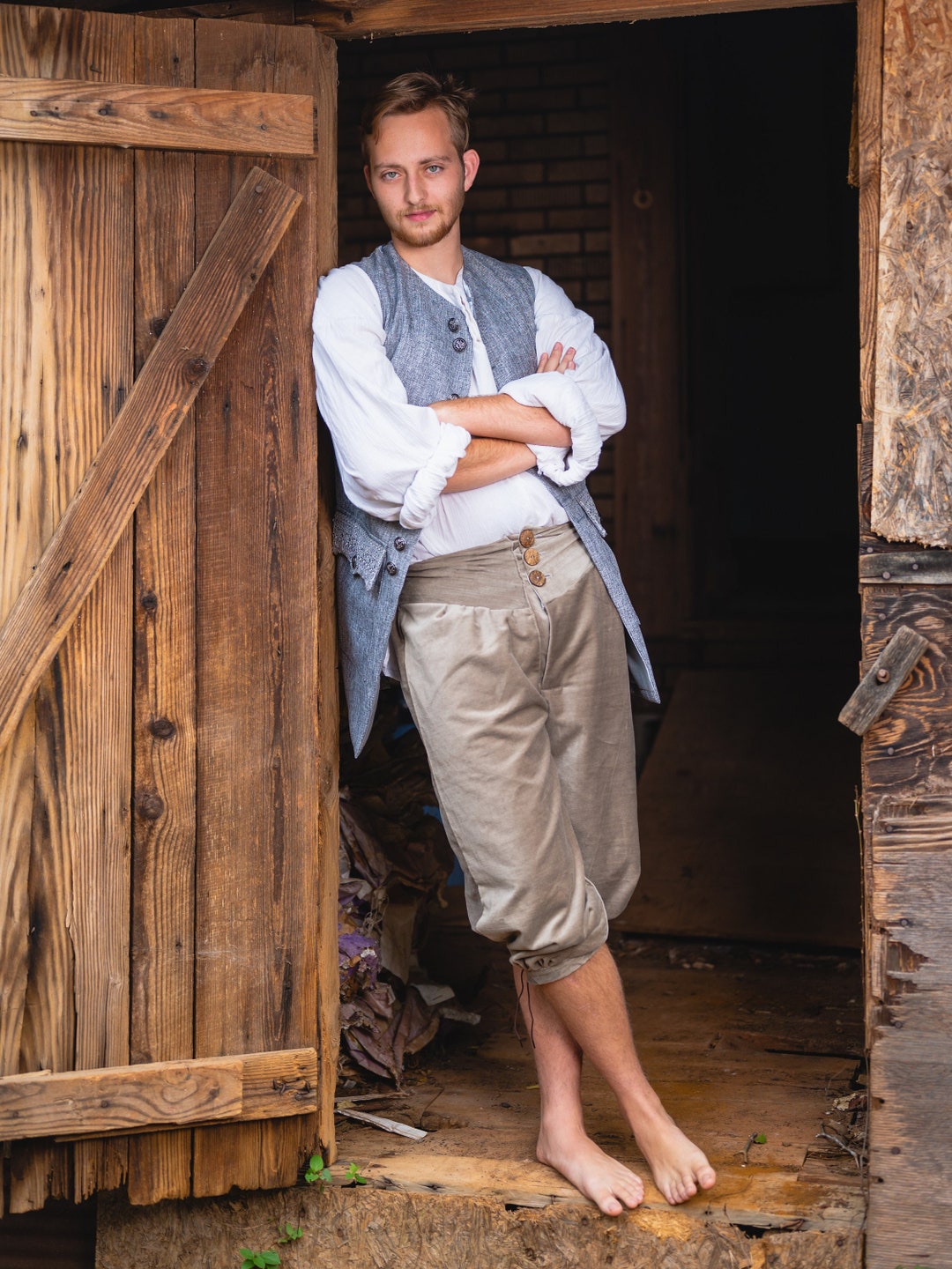 Button Fly Breeches Renaissance Reenactment Perfect for Any Costume - Etsy