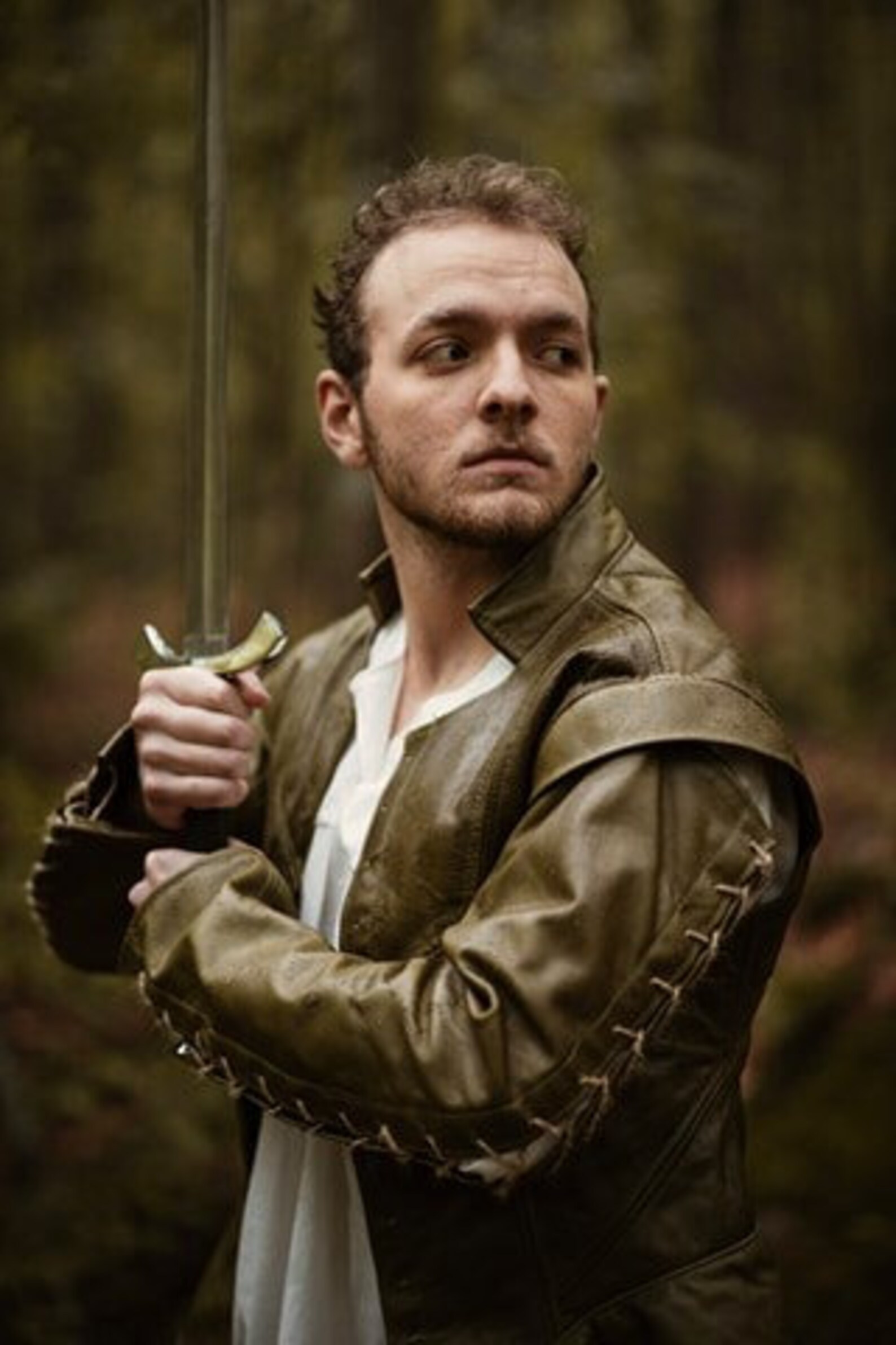 Men's Bespoke Leather Doublet, Renaissance Pirate Vest - Etsy