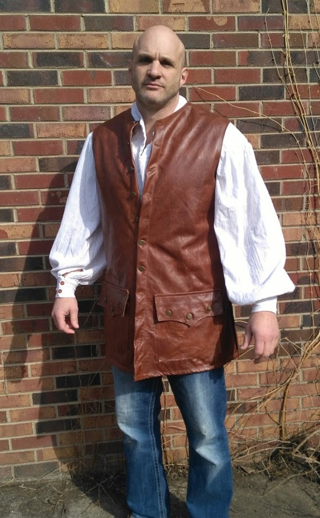 Leather Pirate Jerkin: Prince Costume Vest - Etsy