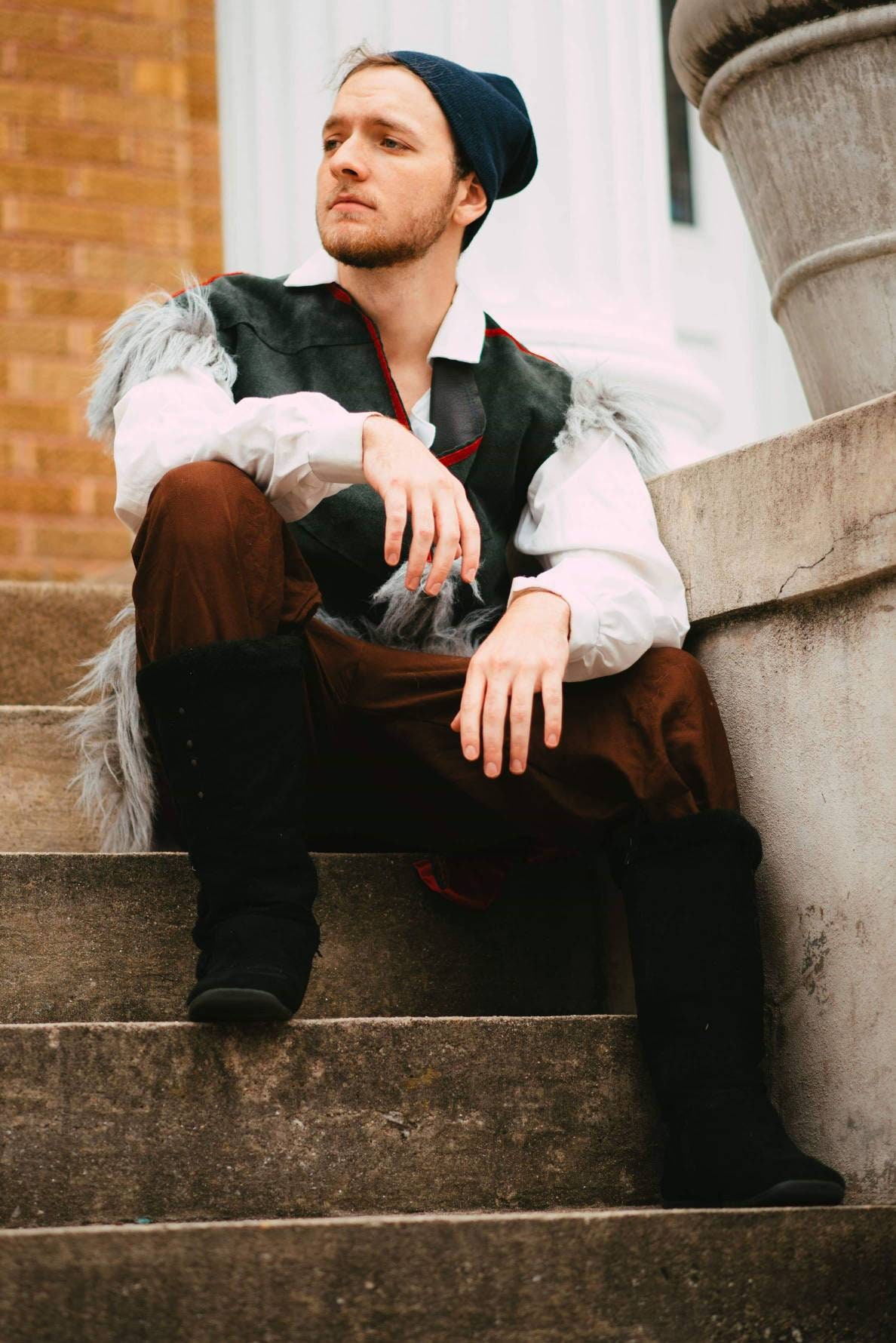 Entire Kristoff Costume From Frozen Including Leather Jerkin, Shirt ...