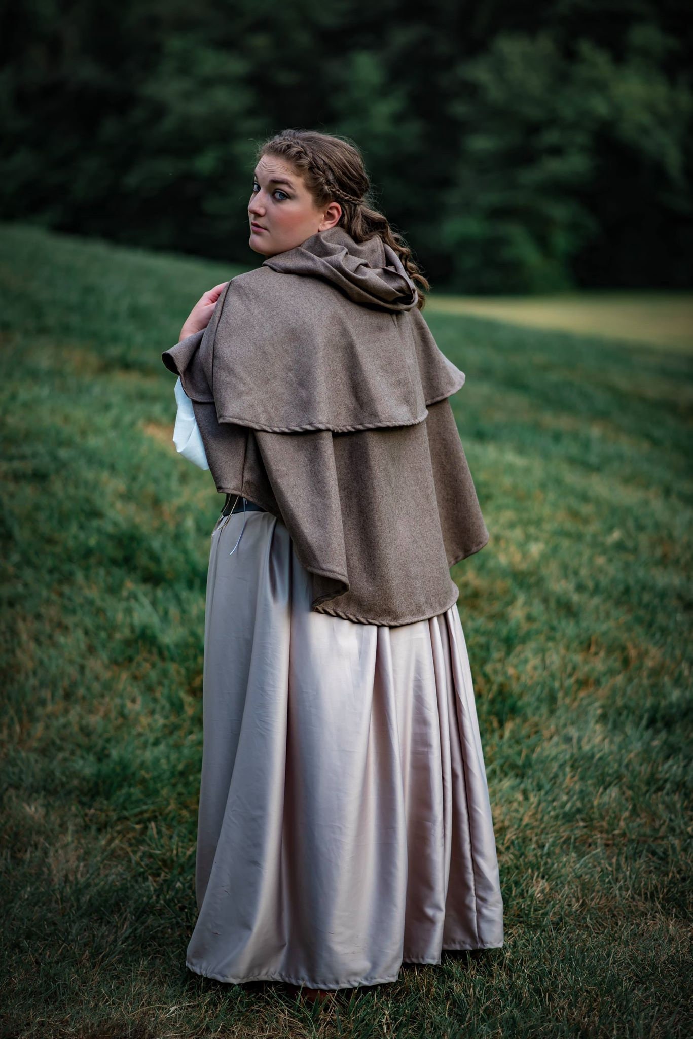 Tiered Capelet Hooded Cloak Perfect Costume for Any Princess - Etsy