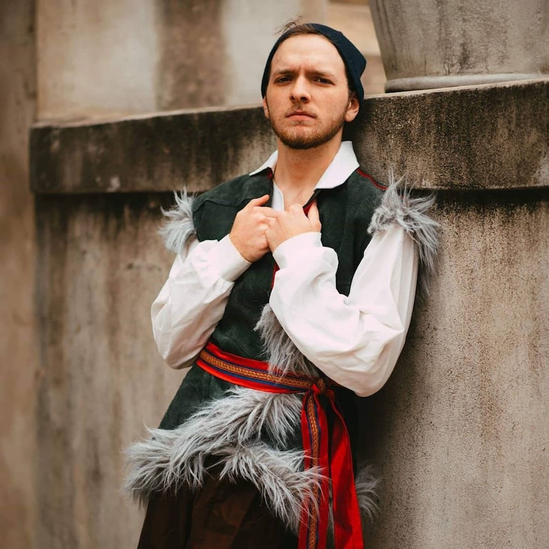 Entire Kristoff Costume From Frozen Including Leather Jerkin, Shirt ...