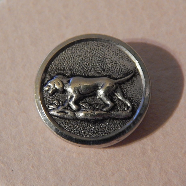 Antique Hunting Button - Etsy