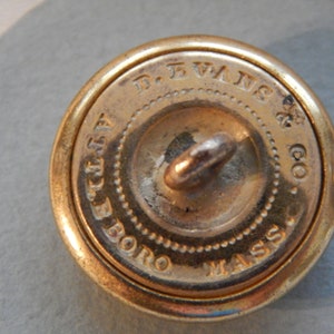 D. Evans - Uniform Button With Eagle and Anchor - Dating 1800's - Etsy