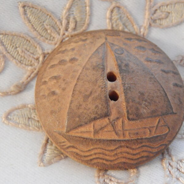 Natural Color Button - Etsy